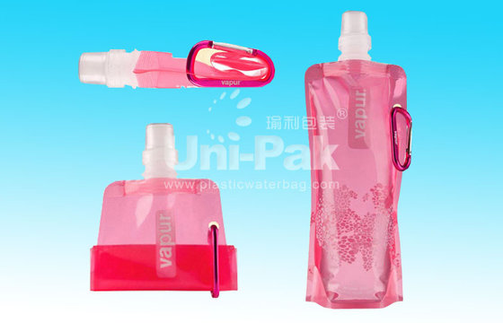 480ml Water Storage Bags For Travel , Eco Friendly Outdoor Water Bag