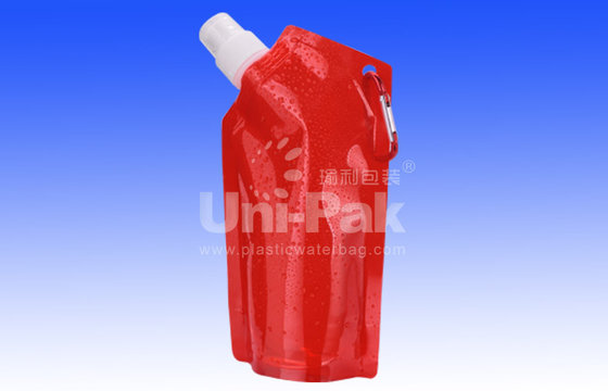customized Durable And Recyclable Foldable Water Bag spout Liquid Packaging