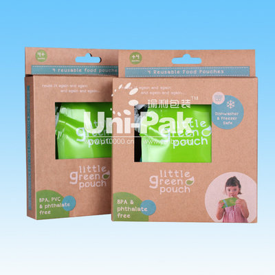 Reusable Foldable Water Bag With Spout BPA Free Baby Food  Pouch