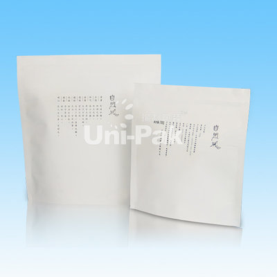 Eco Friendly White Kraft Paper Tea Packaging Bags With Customed Design
