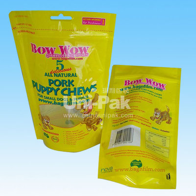 Food Bag BPA Free Zip Lock Packaging Bag Food Grade Monkey Reusable