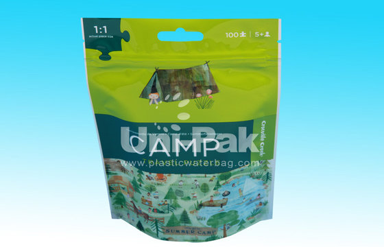 Customized Plastic Stand Up Zip Lock Packaging Bags For Toys And Gift