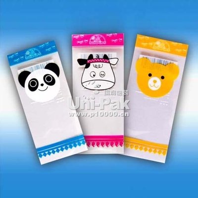 Customized Gravure Printed Opp Plastic Bags With Self Adhesive Tap