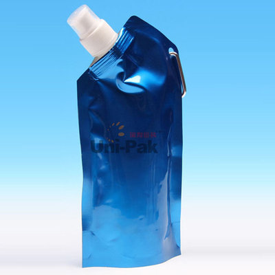 Gravure Printing Stand Up Aluminum Foil Bags For Drinking Water