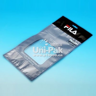 Custom Printing Self Adhesive Garment Packaging Bags With Header