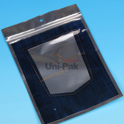 Laminated Films Garment Packaging Bags With Ziplock For Underwear