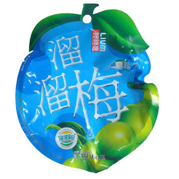 Unique Shape Snack Food Packaging Bags Full Printing Zipper
