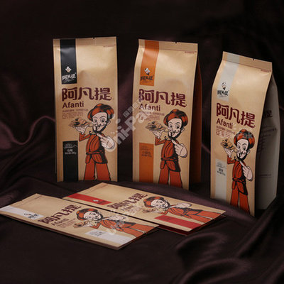 Recyclable  Brown Paper Snack Food Packaging Bags Top Grade Food Safe