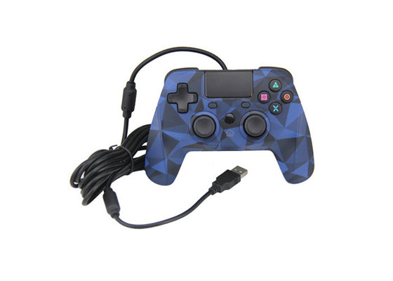 Camo Blue Wired Playstation Game Controller With Touchpad 3 Months Warranty