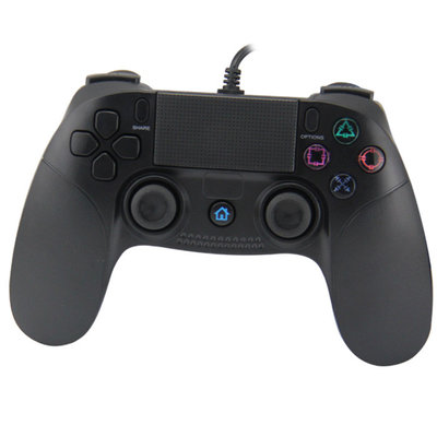 Dual Vibration Wired Ps4 Controller , Usb Joystick Controller Plastic Material