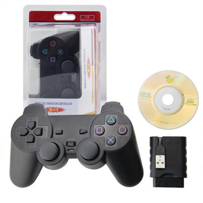 3 In 1 Bluetooth Playstation 3 Controller Wireless 2.4G Double AA Batteries Power