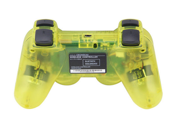 Multicolor Transparent Ps3 Joystick Controller , Ps3 Wireless Joystick Ergonomic Grips