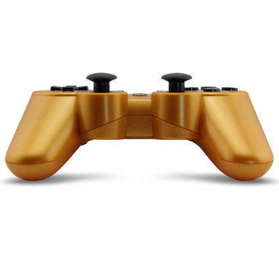Gold Color Game Playstation 3 Controller , Ps3 Wireless Joystick Rechgargeable