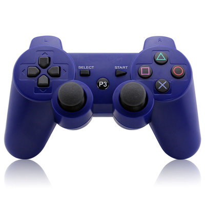 Dark Blue Bluetooth Playstation 3 Controller 2.4GHz WirelessDual Vibration Gamepad
