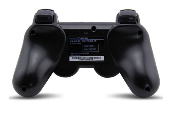 Wireless Bluetooth Playstation 3 Controller Black ABS Material Double Motor Vibration