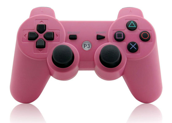 Pink Ps3 Joystick Controller Gamepad Wireless ABS Plastic Material G Gyroscope Sensor
