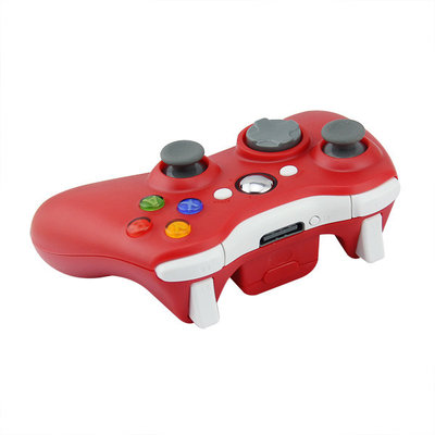 Durable Red XBOX 360 Game Controller 9 Meter Wireless Range 3 Months Warranty