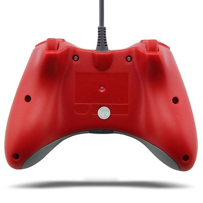 Red Color XBOX 360 Game Controller Slim Wired Joystick 3 Levels Rumble Control
