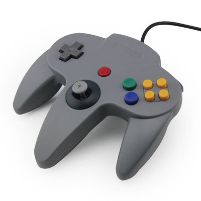 Handle Joystick N64 Game Controller ABS Material 10 Function Buttons Longlifespan