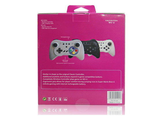 USB Charge Cable Wii U Pro Controller , Wii U Gamepad Controller High Precision