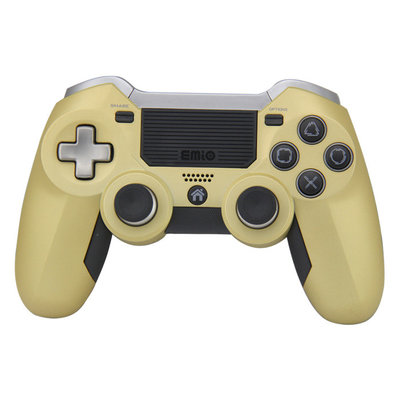 Elite Ps4 Wireless Joystick Non - Slip Surface Gold Color USB Cable Game Accessories
