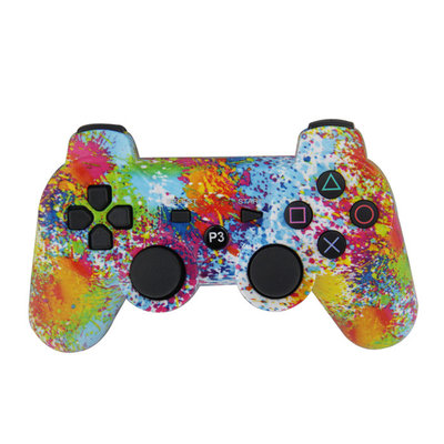 Rechargeable Battery Ps3 Gaming Controller , Ps3 Wireless Bluetooth Controller Dual Vibration