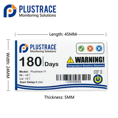 I1 Mini IP67 Waterproof Temperature sensor labels,Digital Temperature indicator.