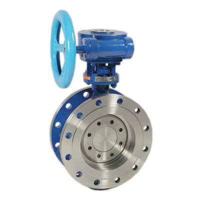 Electric AC220V DC24V 4-20mA Motorized Flanged Butterfly Valve