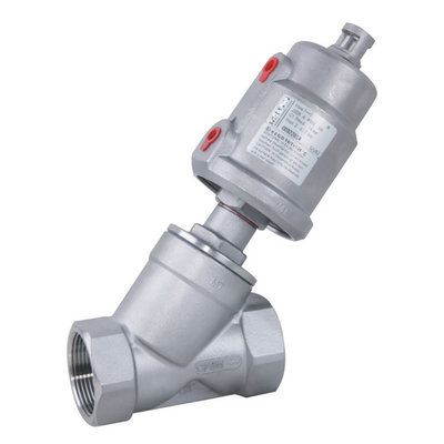 Threaded Ends Pneumatic Angle Seat Valves with PPS Actuator
