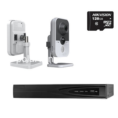 CMOS H.264+ DS-2CD2422FWD-IW WIFI Camera IR cut Network IP Camera 120dB WDR 2.8mm Lens 1920 × 1080 M12 Lens Mount