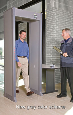 50 / 60Hz Door Frame Metal Detector Audible And Visual Alarms