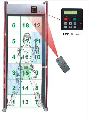 High Performance arches Walk Through Metal Detector / airport metal detector