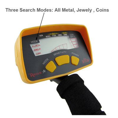 Large LCD display underground metal detector with All Metal Jewely & Coins model