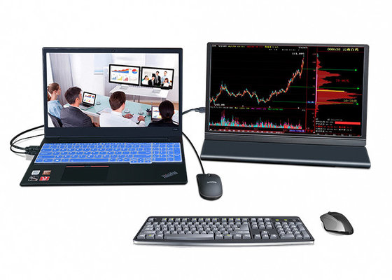 Full HD 15.6" Portable Monitor , Portable IPS Monitor For Raspberry Pi