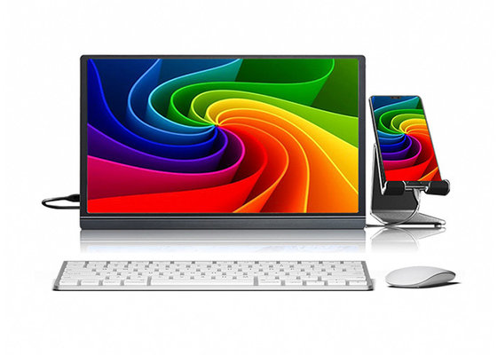 Lightweight Small Portable Monitor 15.6 Ultra Slim Powered By Mobile Phone