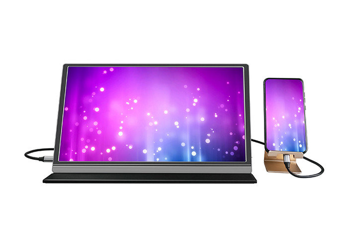 DC 5V 2A 15.6" Laptop Portable Monitor 1920x1080 Multiple OSD Language