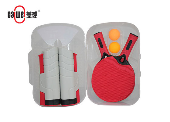 Exterior Portable Table Tennis Set PP Material Crack Proof With Rubber Sheets