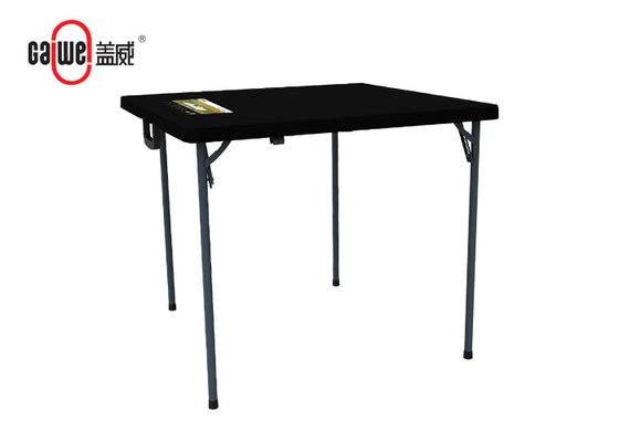 White Dining Portable Folding Table , Changing Height Skinny Folding Table