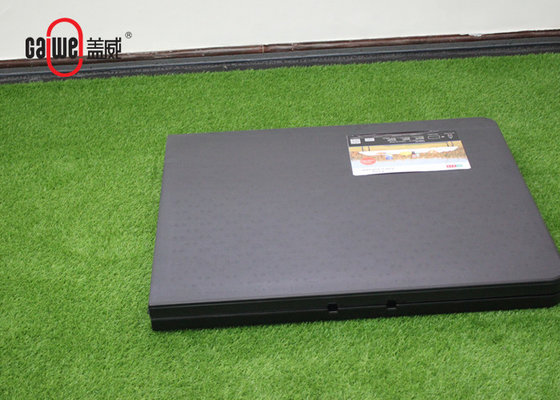 Adjustable Plastic Folding Tables Portable Plastic Kitchenware Black Color
