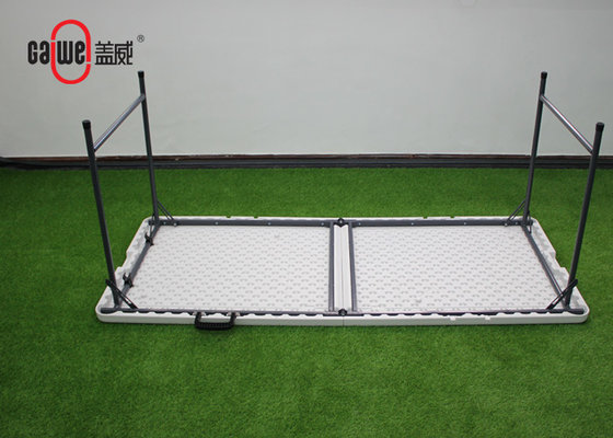 Stable 8 Foot Plastic Folding Tables Innovative Nesting For Leisure Time