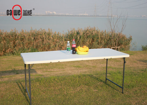 Events Camping Light Folding Table , Rectangular Folding Table For Leisure Time