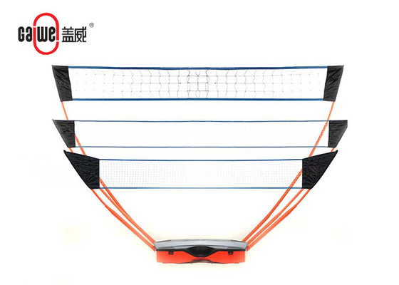 Red 3 In 1 Tennis Badminton And Volleyball Set PP / PC / PS Material 4.5KGS kids play game