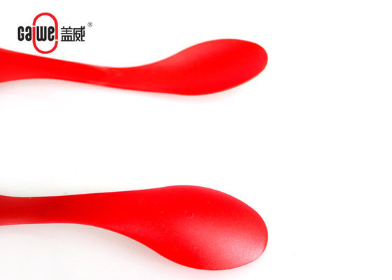 Portable Spoon And Fork Plastic , Salad / Cake Spoon Fork And Knife In One