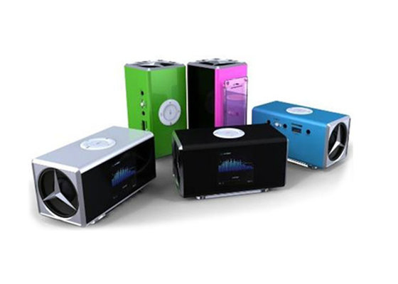 Mini Music Wireless Cell Phone Speakers Portable With LCD Display For Mobile Phone