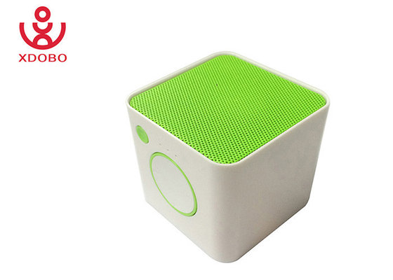 Customized colorful Cubic Portable Bluetooth Speaker with Micro SD card and Line - in Function