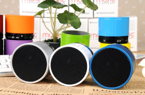 S10 wireless mini bluetooth speaker S10 Metal Mini Hi-Fi Bluetooth Wireless Speaker TF Mic