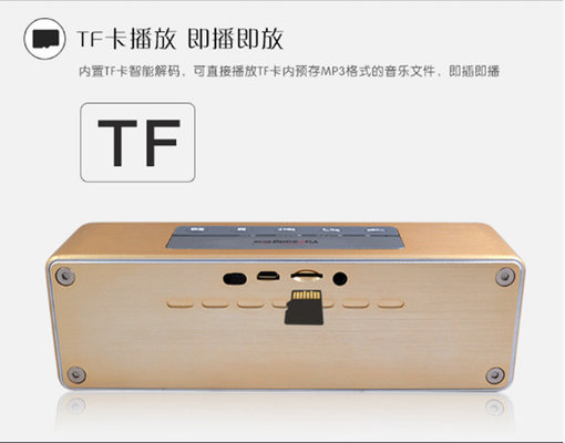 Yuesong Portable Mini Outdoor Wireless Bluetooth Speaker With Fm Radio