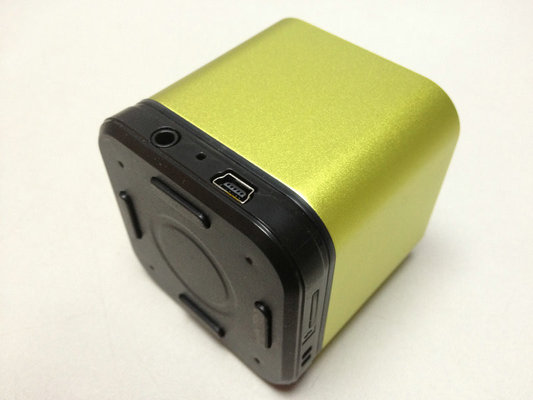 Wireless Hand-free Stereo 3.7V Red, Black,Gold,Green,Blue Rechargeable Bluetooth Speakers For Iphone