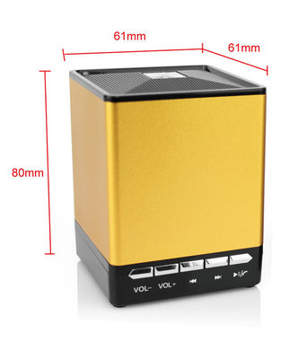 color design portable mini Bluetooth Speaker Support MP3/MP4 player, computer, laptop