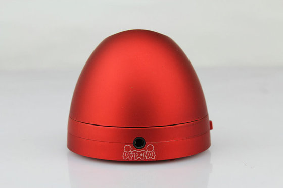 Paired Red DC 5V Hambourger Hands Free Bluetooth Speaker With Hi-Fi Stereo For MP3 / IPAD / Notebook